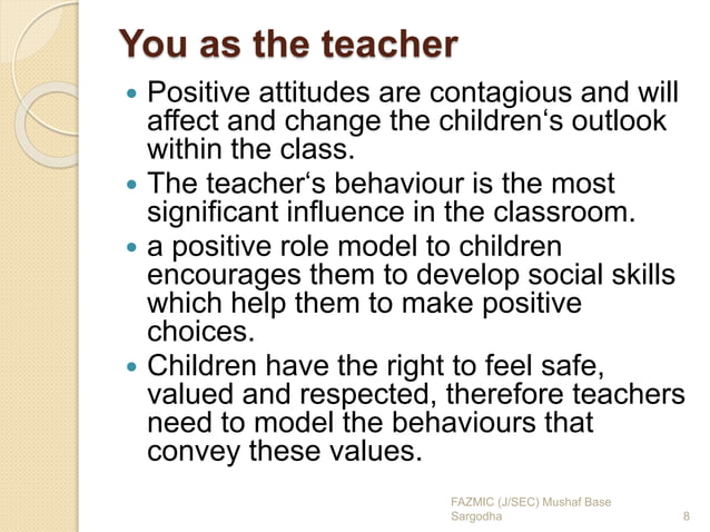 Class behaviour management | PPT