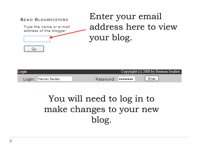 Class Blogmeister | PPT