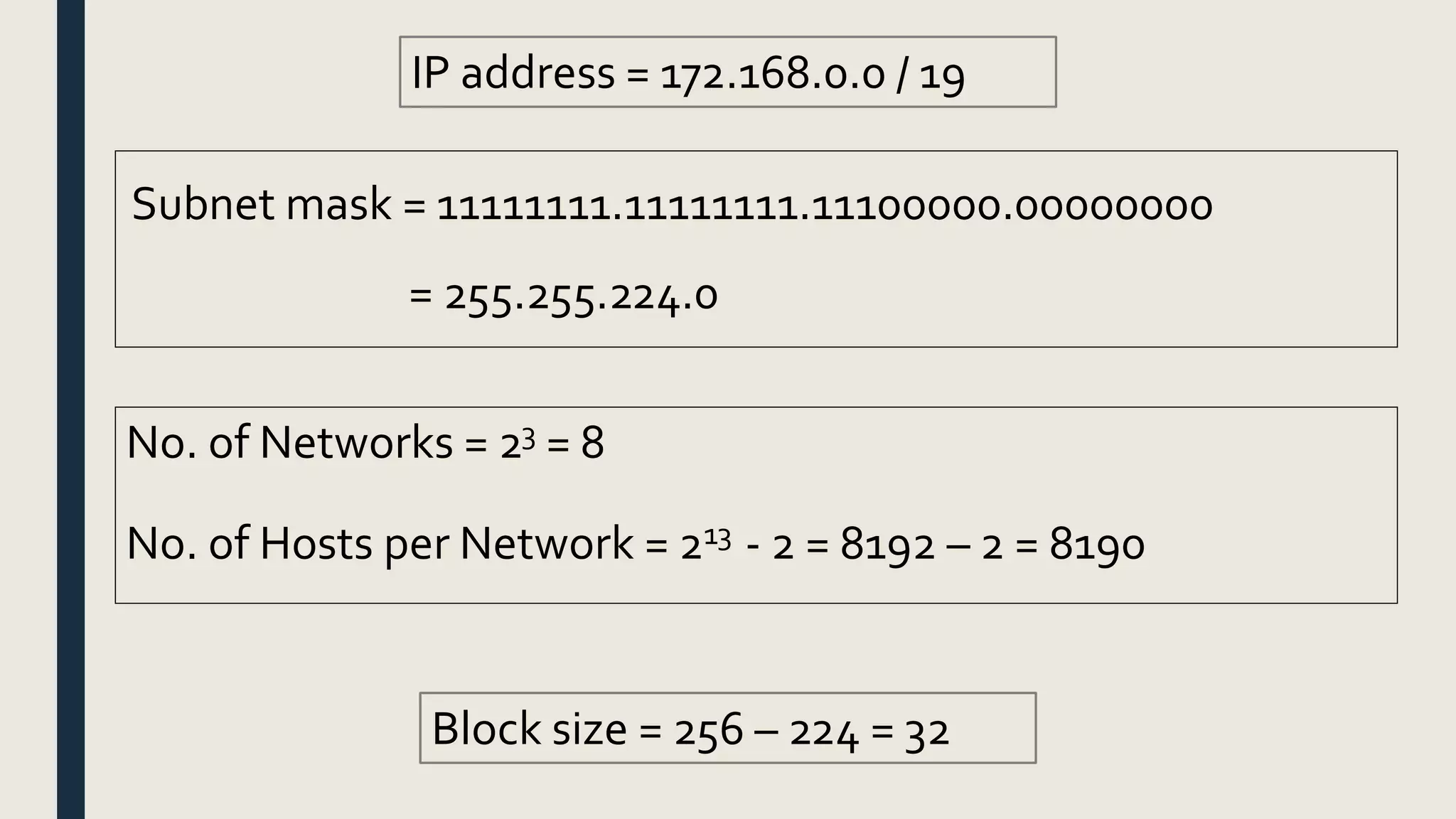 Class B Subnetting Pptx Computer Networking Computing