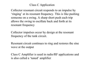 Class c amplifier_ct | PPT