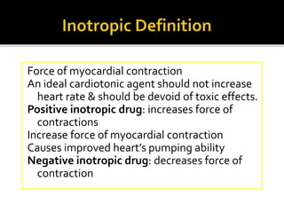 Class cardiotonic | PPTX