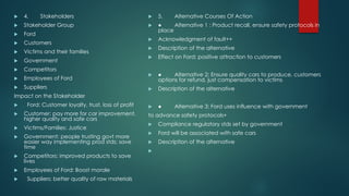 Class Case The Ford Pinto Car Case Study.pdf | Automotive Industry ...
