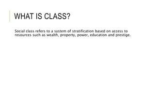 Class, Caste and Social Inequality- Rigan .pptx