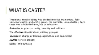 Class, Caste and Social Inequality- Rigan .pptx
