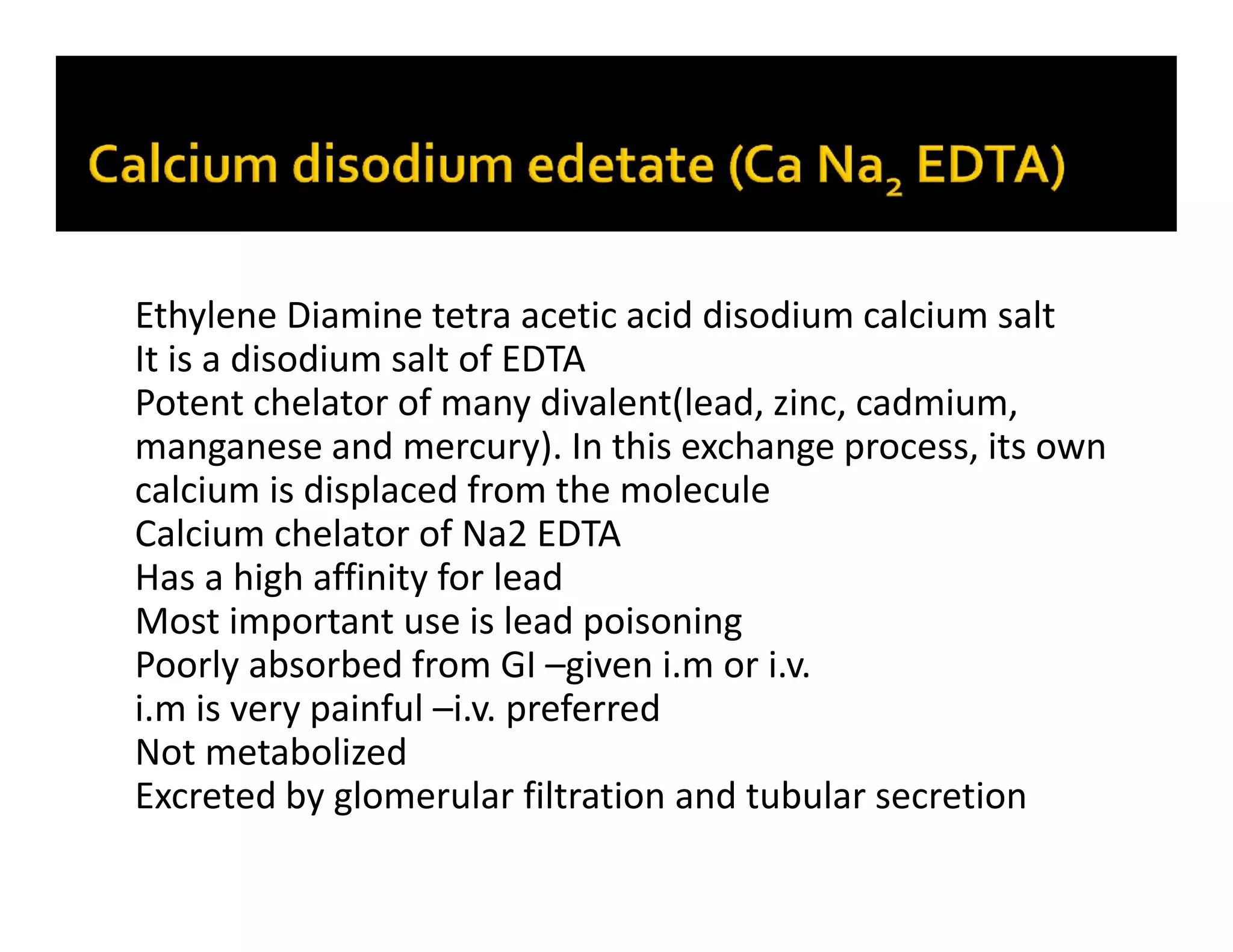 Class chelating agents 1 | PDF