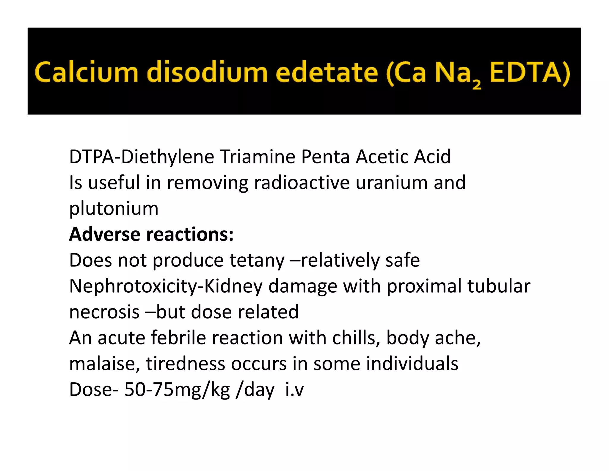 Class chelating agents 1 | PDF