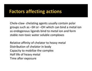 Class chelating agents 1 | PDF