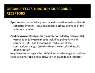 Class cholinergic drugs | PDF