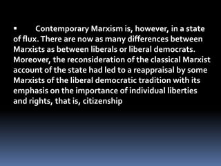 Class, Coercion and the Marxist Critique | PPTX