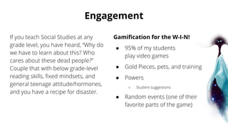 Using Gamification with Social Studies | PDF