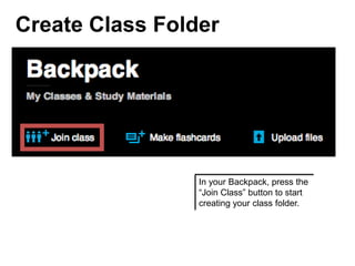 Create and Join a Class | PPTX