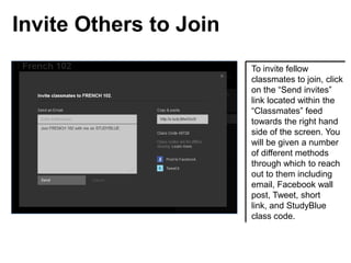 Create and Join a Class | PPTX