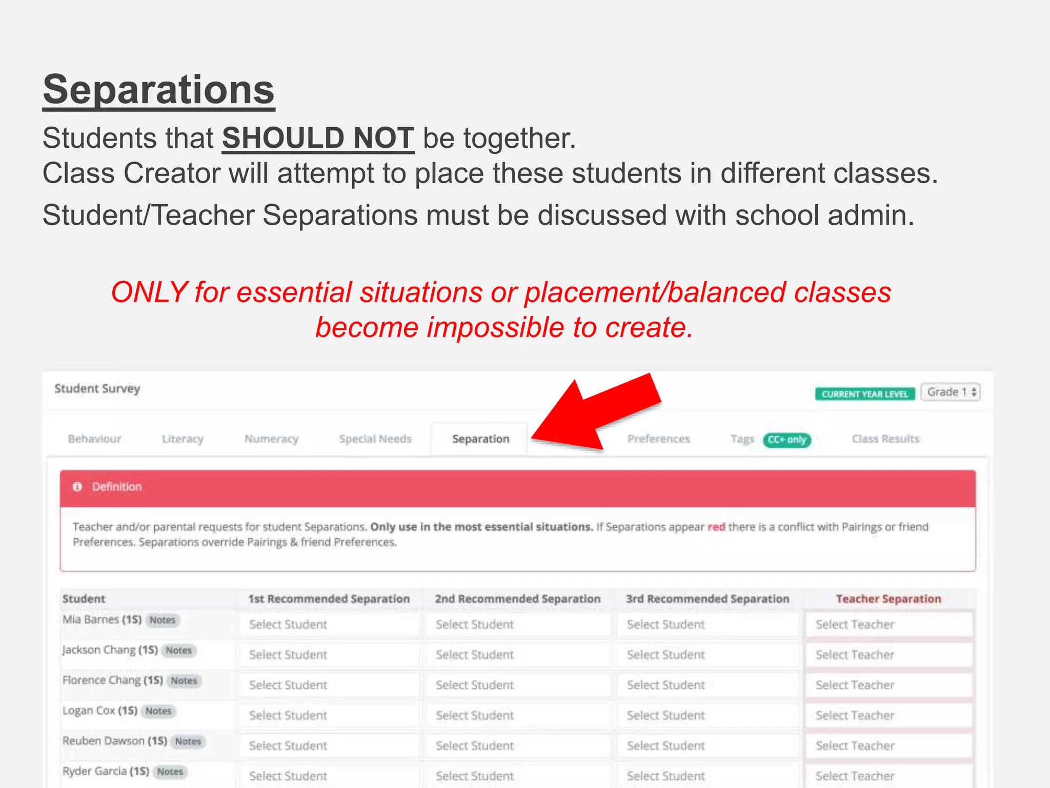 Class Creator Student Placement Software Pptx