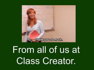 Class Creator | Student Placement Software | PPTX