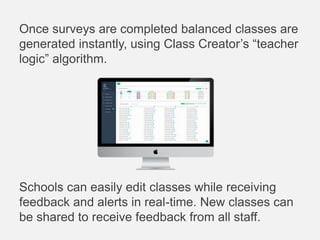 Class Creator | Student Placement Software | PPT
