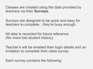 Class Creator | Student Placement Software | PPT