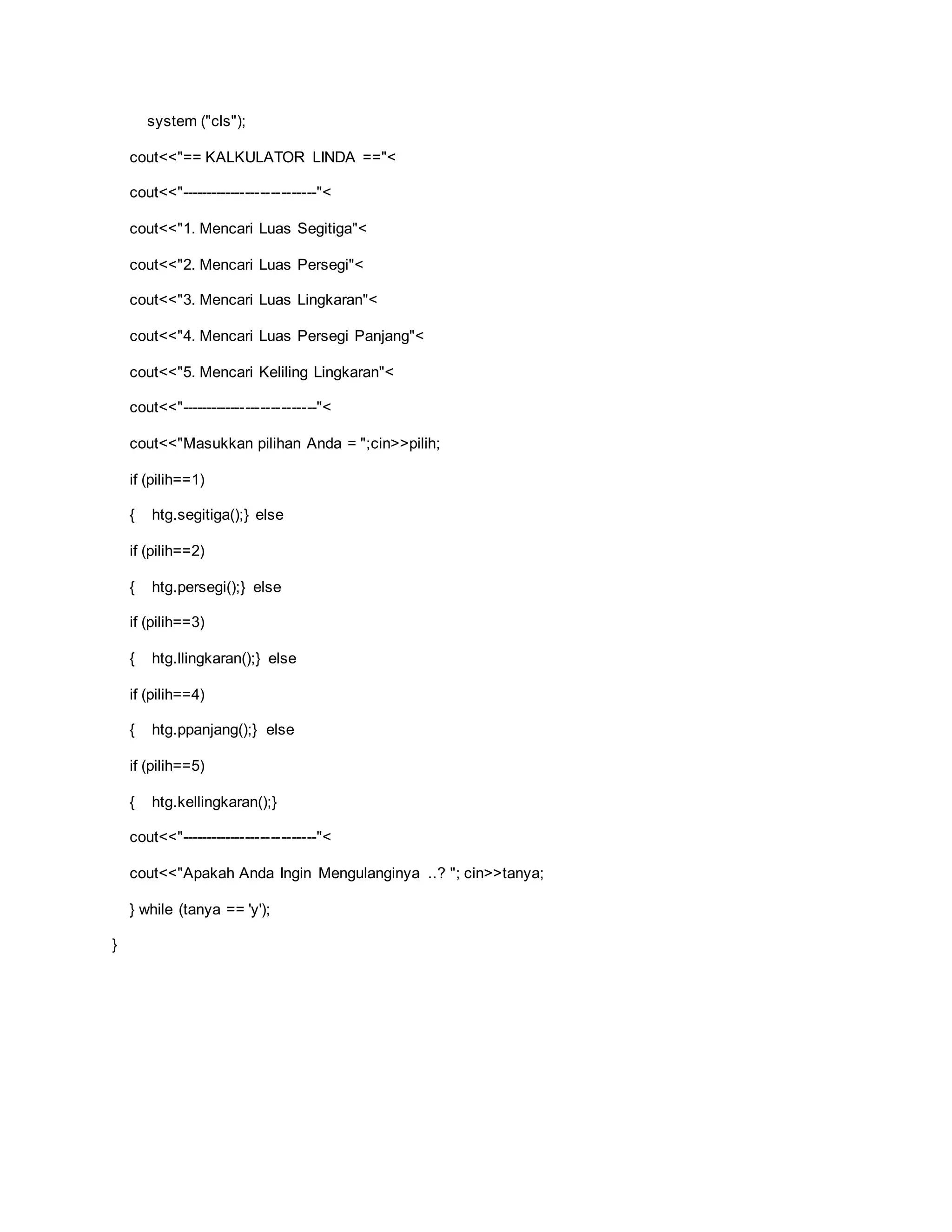 Class dan object | DOCX