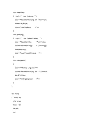 Class dan object | DOCX