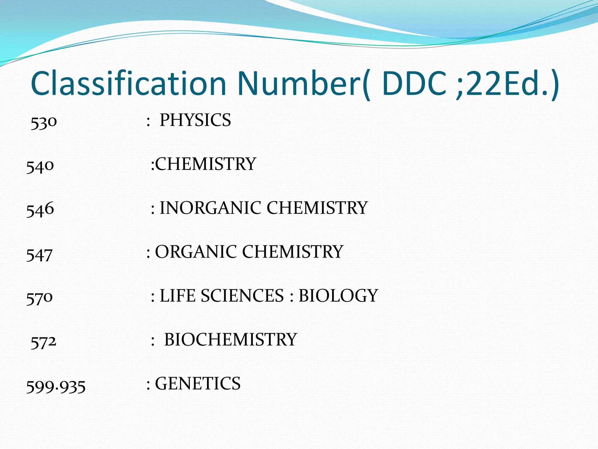 Classification Guideline for Medical College Library Professionals | PPTX