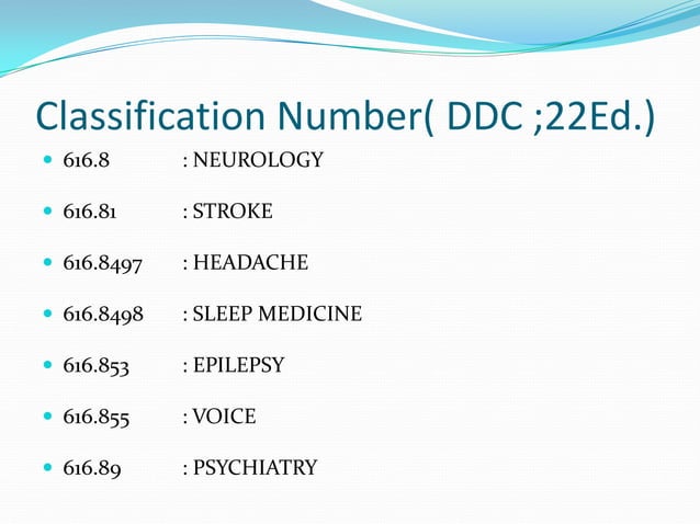 Classification Guideline for Medical College Library Professionals | PPTX