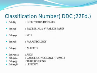 Classification Guideline for Medical College Library Professionals | PPTX