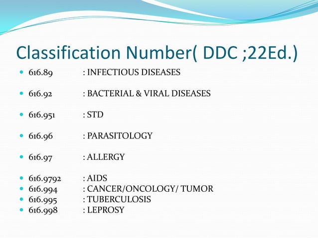 Classification Guideline for Medical College Library Professionals | PPTX