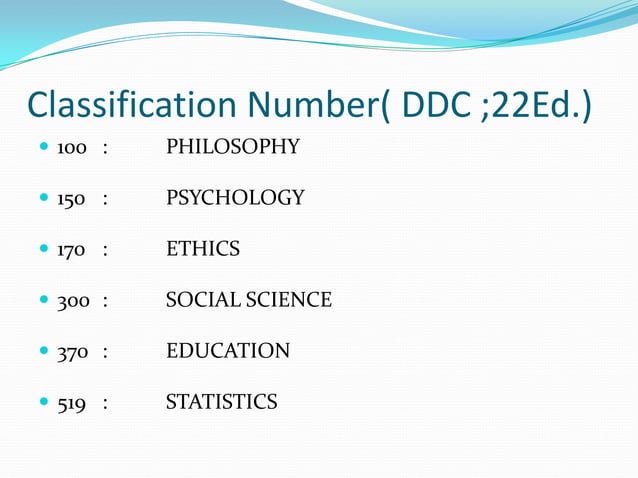 Classification Guideline for Medical College Library Professionals | PPTX