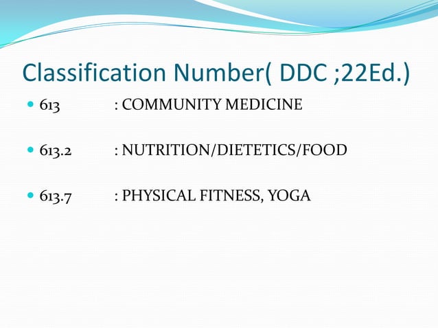 Classification Guideline for Medical College Library Professionals | PPTX