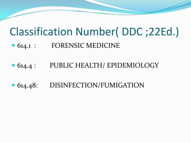 Classification Guideline for Medical College Library Professionals | PPTX