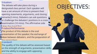 CLASS DEBATE SAMPLE RULES FOR PERFORMANCE TASK | PPT