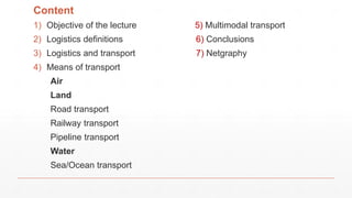 Introduction to Logistics Demo class | PPT