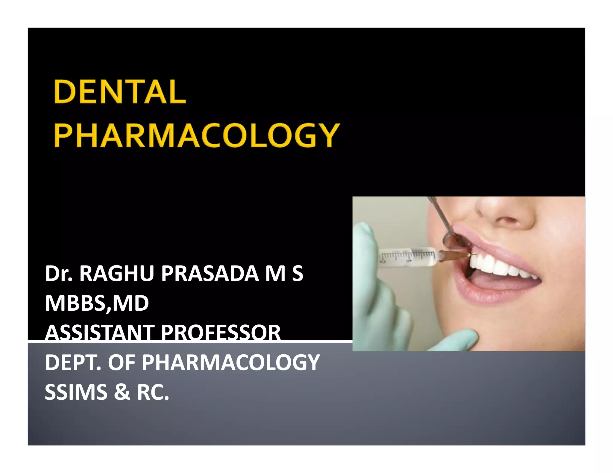 Class dental pharmacology 2 | PDF