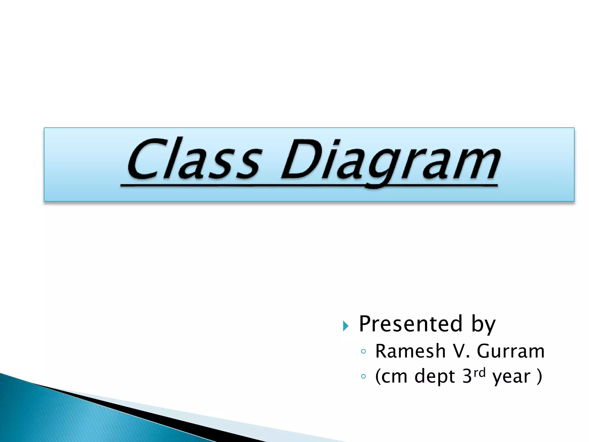Class diagram | PPTX