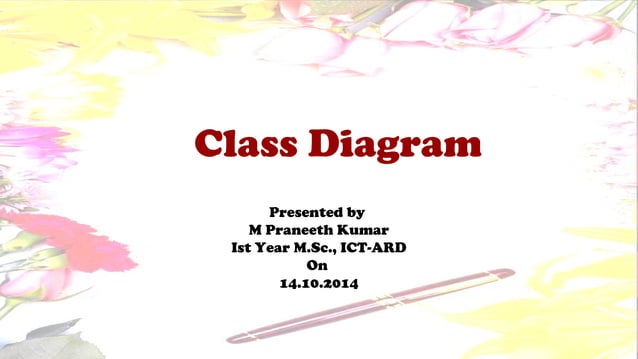 Class diagram | PPT | Technology & Computing