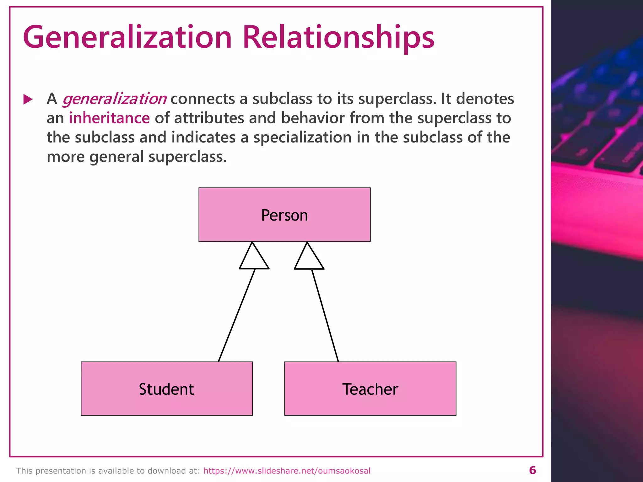 Class Diagram | OOP and Design Patterns by Oum Saokosal | PPTX