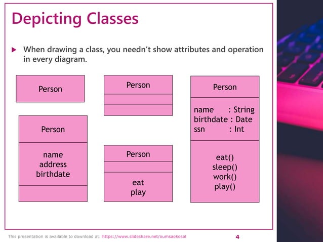 Class Diagram | OOP and Design Patterns by Oum Saokosal | PPT