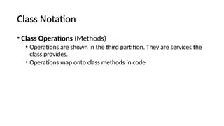 Class Diagram note for software engineering | PPTX