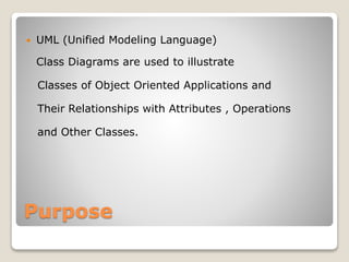 Class diagram by sagar & daniyal | PPT