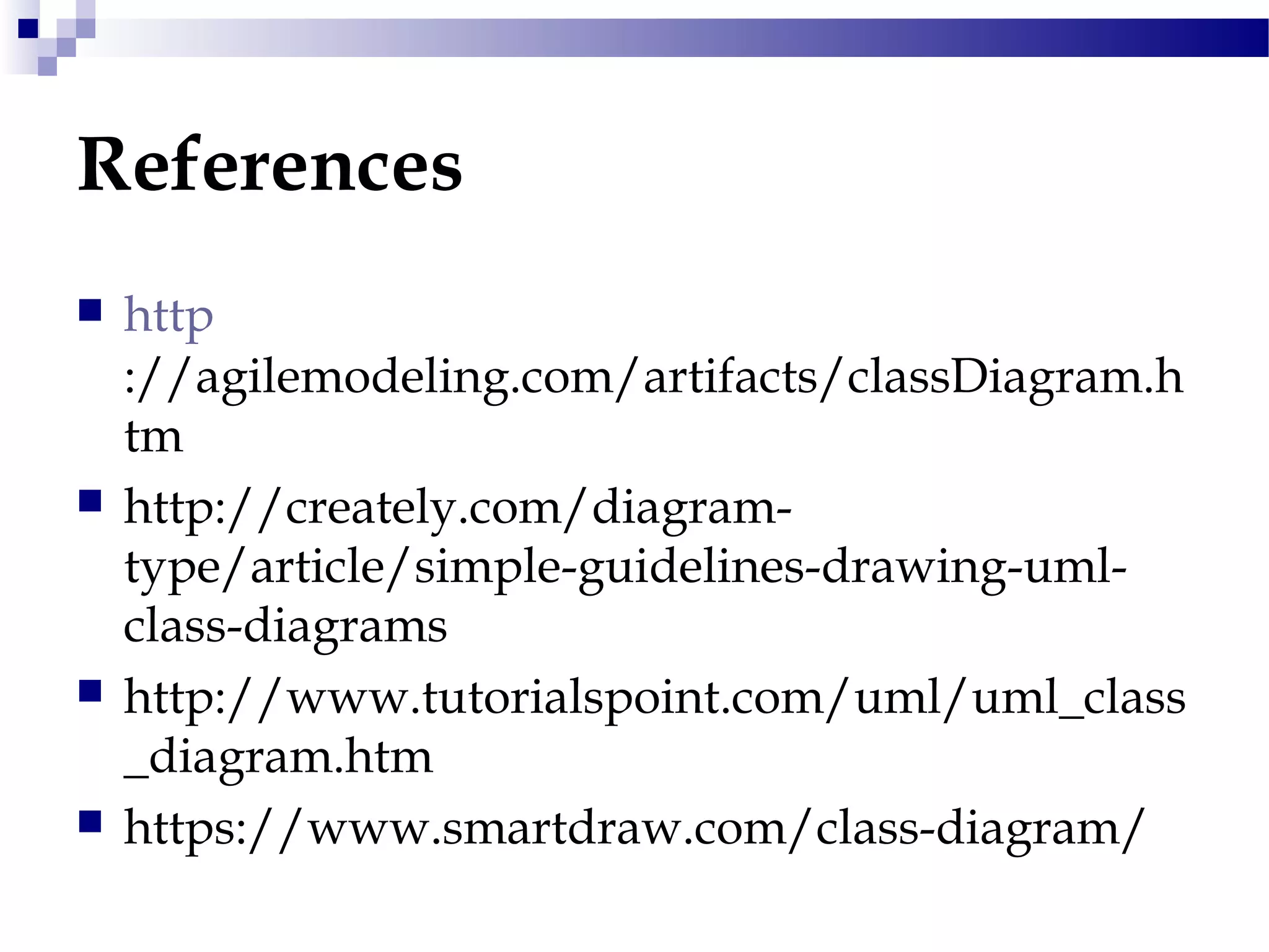 Class diagrams | PPT