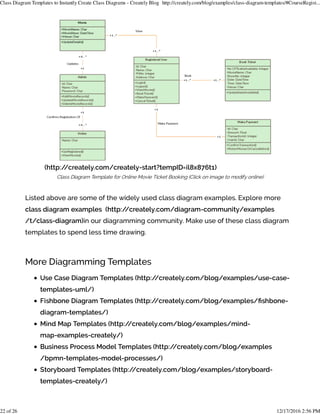 Class diagram templates to instantly create class diagrams creately ...