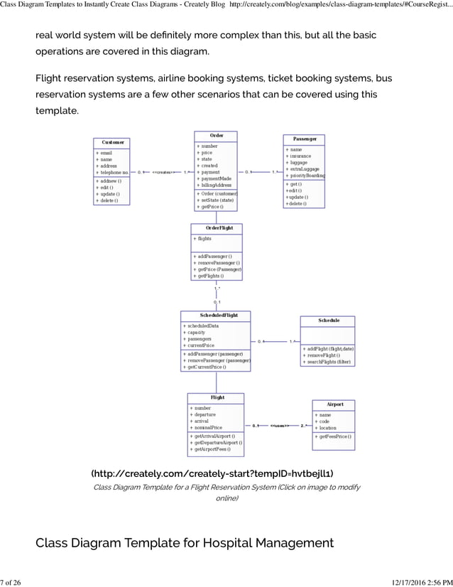 Class diagram templates to instantly create class diagrams creately ...