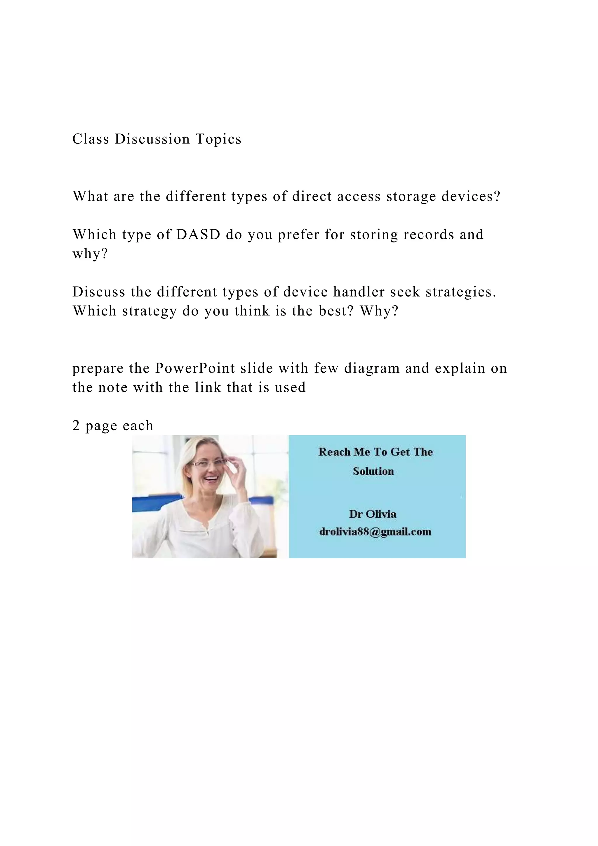 Class Discussion TopicsWhat are the different types of dir.docx