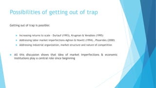 Institution and Development Economics rx | PPTX