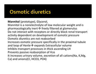 Class diuretics | PPT