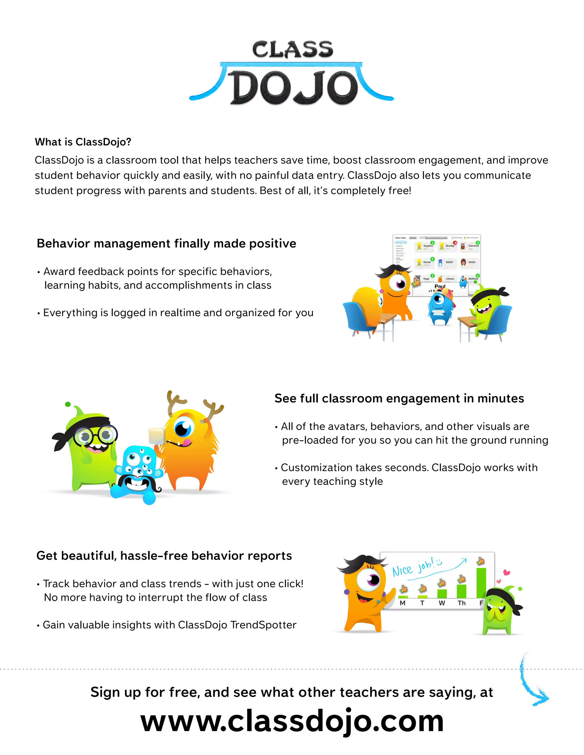 Class dojo flier2page | PDF