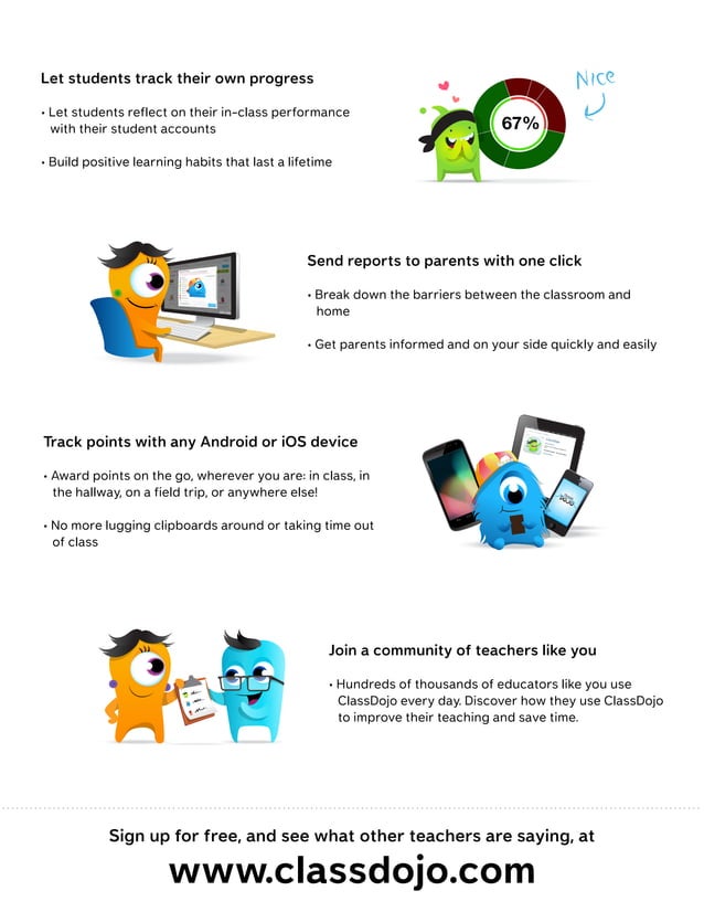Class dojo flier2page | PDF