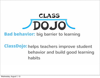 Class dojo presentation | PPT