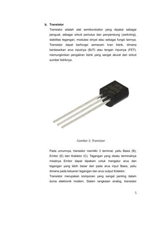 MAKALAH KOMPONEN ELEKTRONIKA - SISTEM DIGITAL | PDF