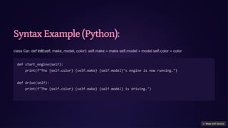 Classes are blueprints for creating objects | PDF