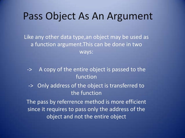 Classes function overloading | PPT